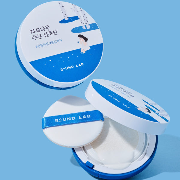 ROUND LAB Birch Juice Moisturizing Sun Cushion - COREE